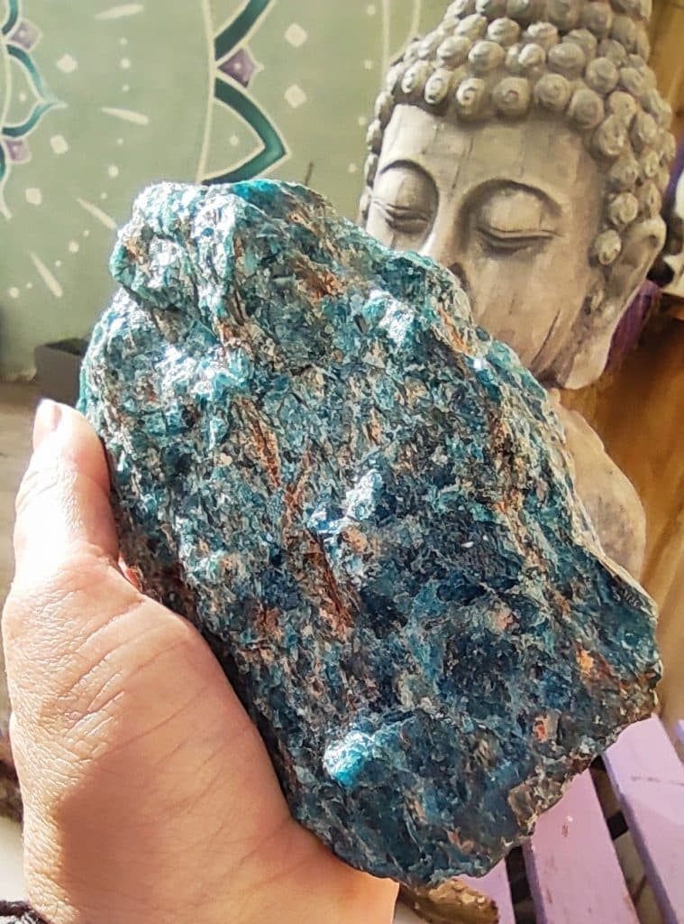 Apatito azul XL - Azabache minerales