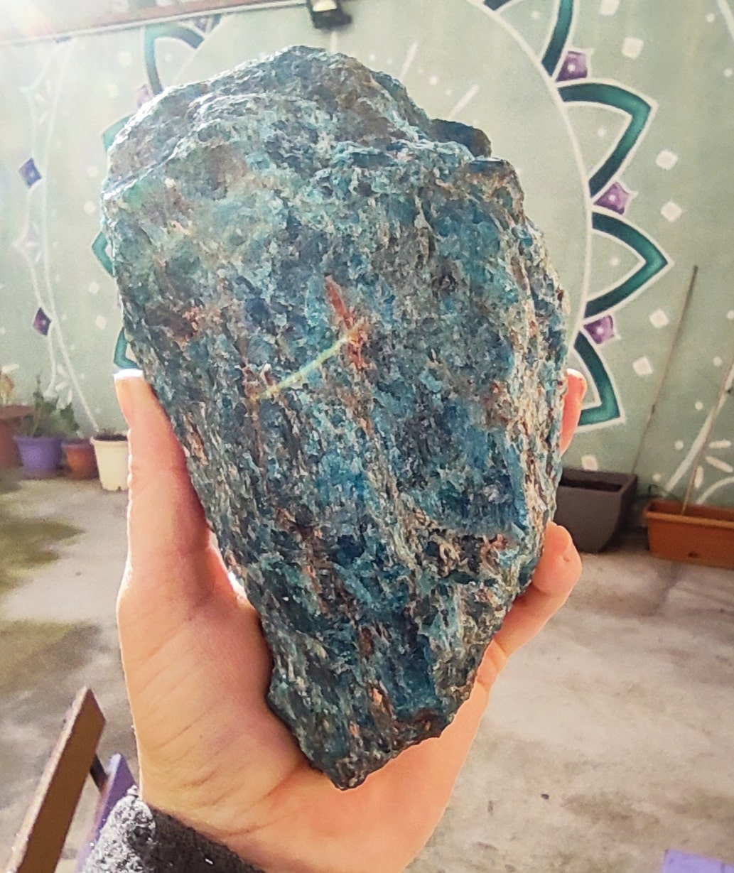 Apatito azul XL - Azabache minerales