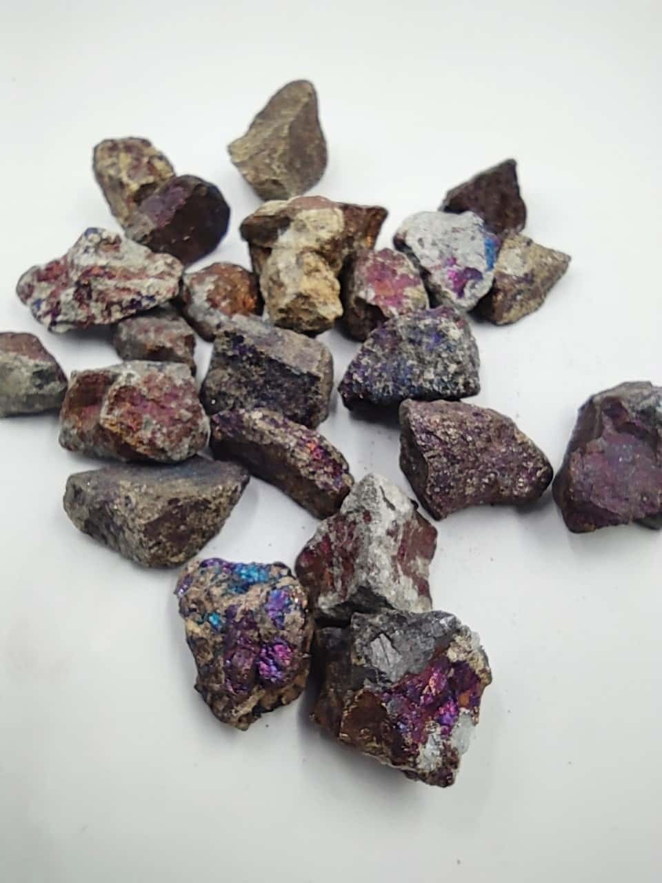 Calcopirita irisada - Azabache minerales