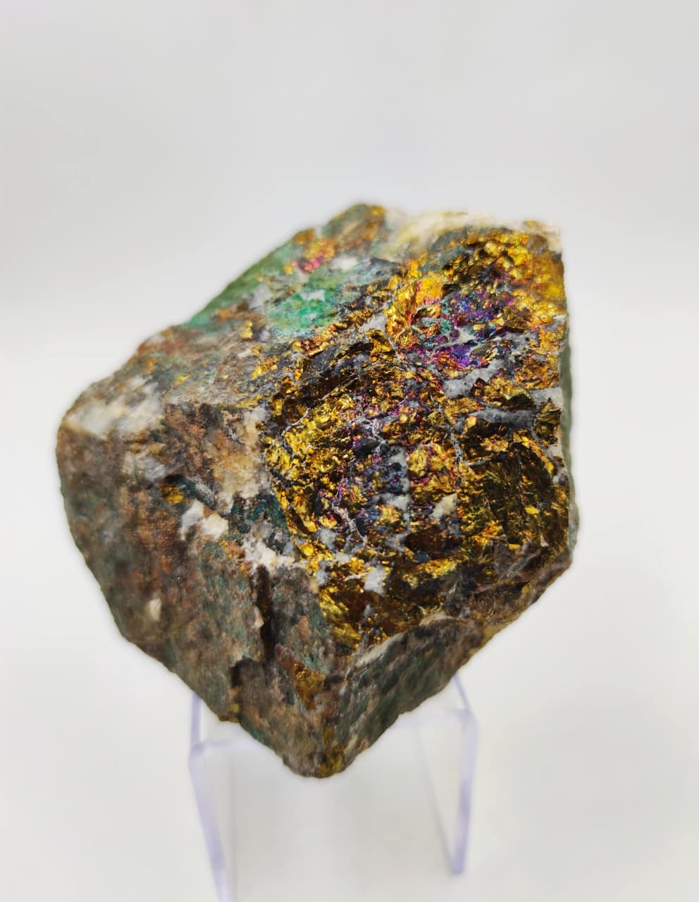 Calcopirita dorada grande - Azabache minerales